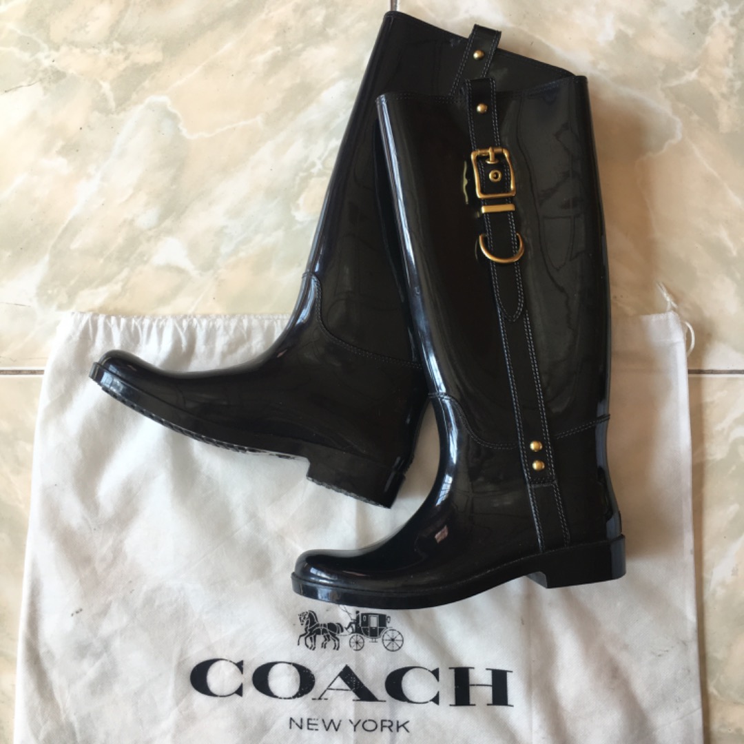 Coach Tasha Boots, Luxury, Sneakers & Footwear on Carousell