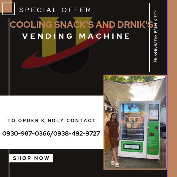 COOLING SNACK'S AND DRNIK'S VENDING MACHINE, Everything Else, Looking ...