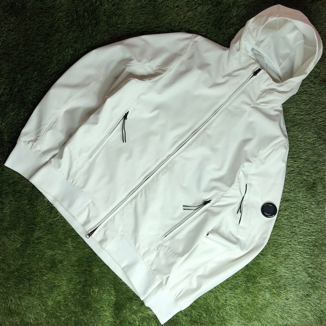 CP COMPANY SOFT SHELL R Zip Up Hoodie, Men's Fashion, Tops & Sets ...