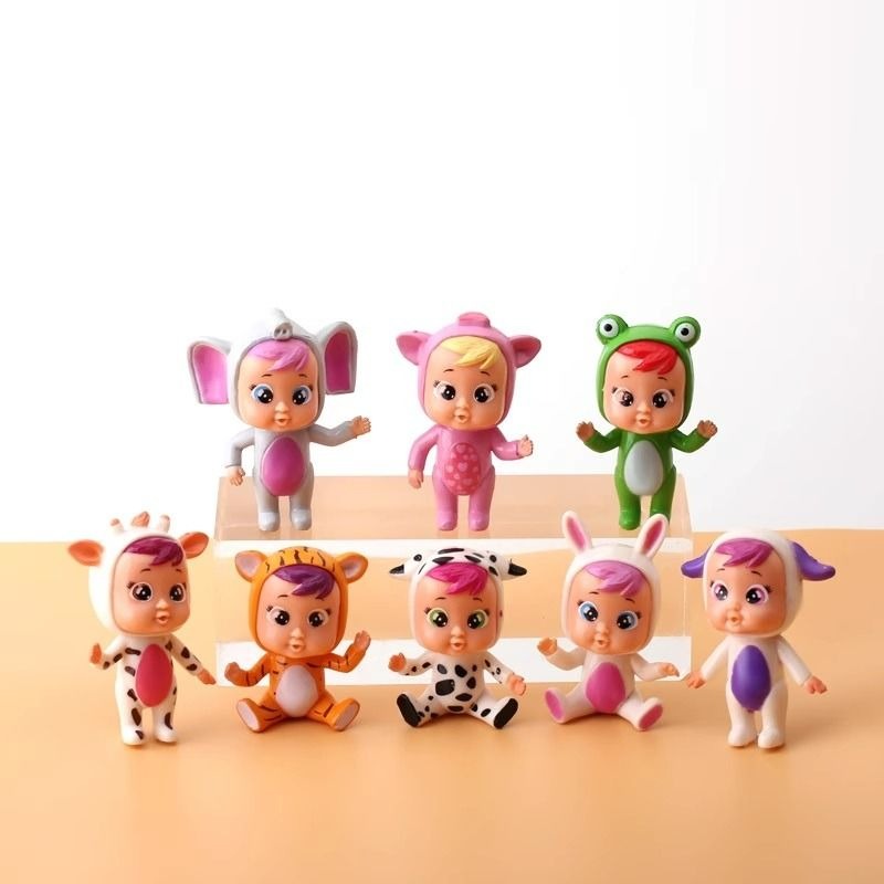 Crying Baby / Crybaby Figurines / Cake Toppers (8 Pcs), Hobbies & Toys ...