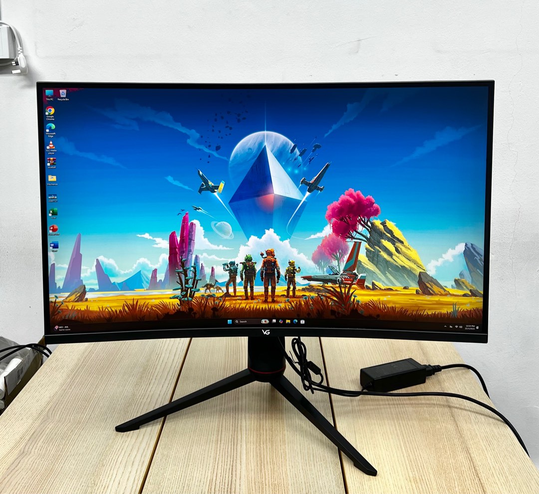 Curved Monitor VG 32 Inch HDMI, Computers & Tech, Parts & Accessories, Monitor Screens on Carousell