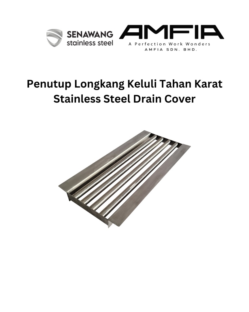 Custom Drain cover/ Penutup Longkang Stainless Steel, Furniture & Home ...