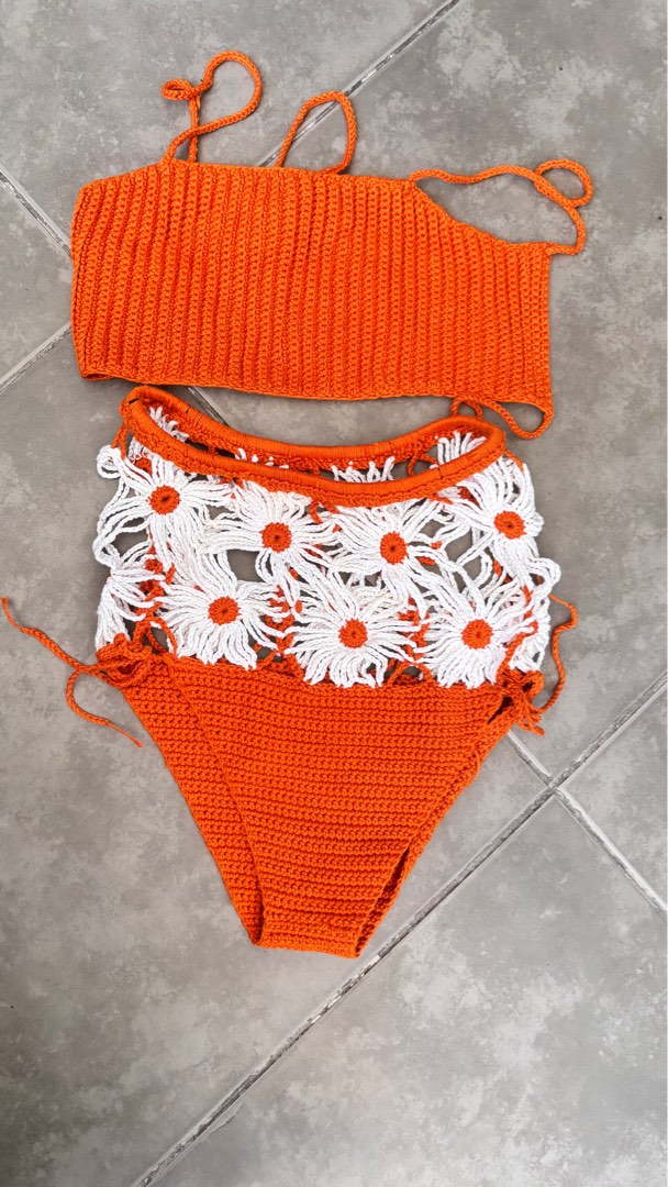 Custom Made Embroidered Swimsuit, Women's Fashion, Swimwear, Bikinis ...