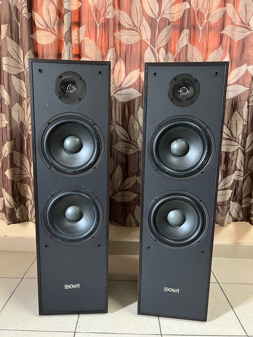 DENONAVR A3808 Floor Standing Speakers, Audio, Soundbars, Speakers & Amplifiers on Carousell