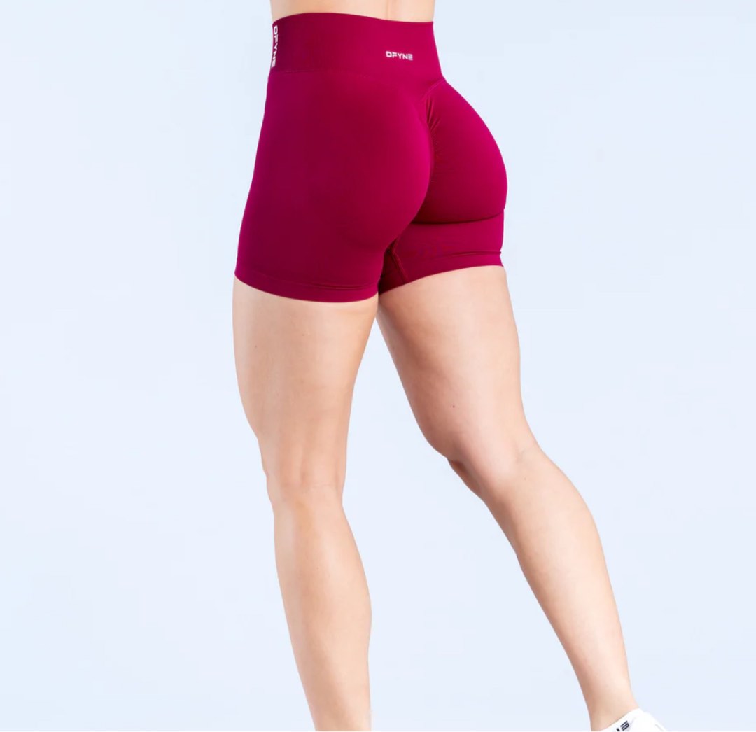 Dfyne Dynamic Shorts 4.5” in Berry, Women's Fashion, Activewear on ...