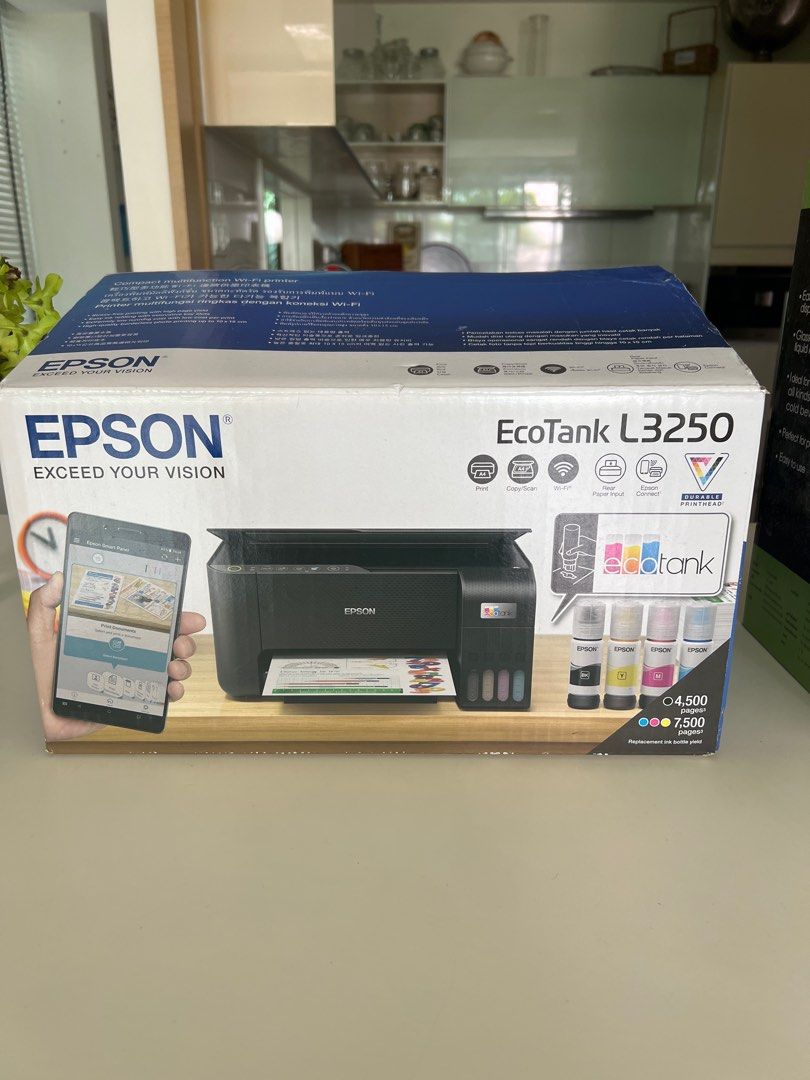 Epson EcoTank L3250 Printer, Computers & Tech, Printers, Scanners ...