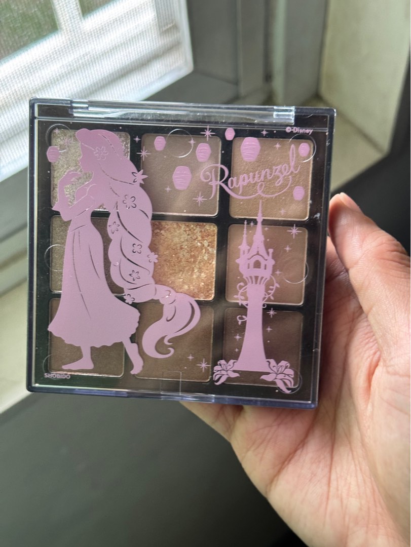 DQDN Disney Rapunzel Eyeshadow pallete, Beauty & Personal Care, Face ...