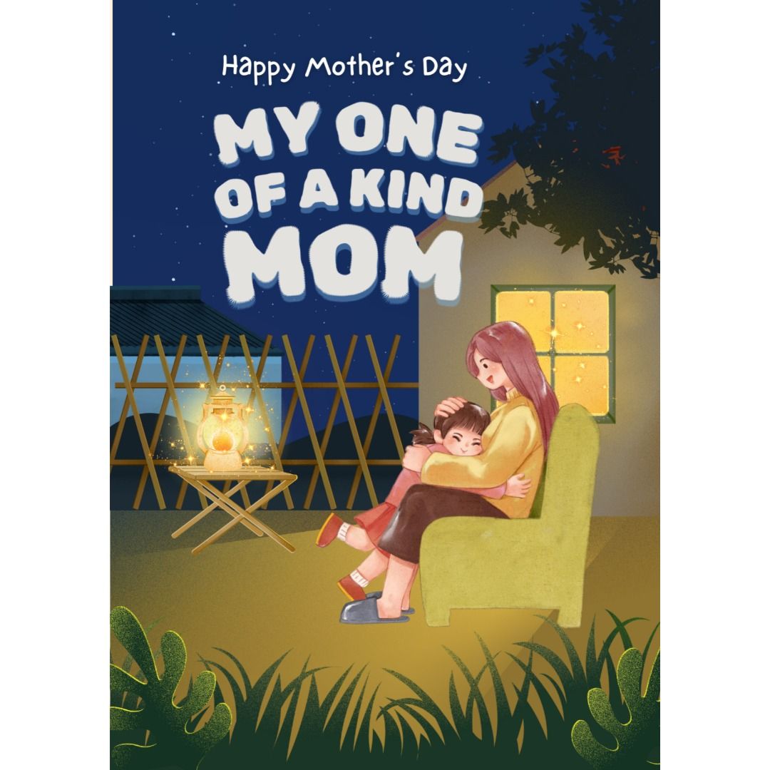 FiBei Greetings Mother's Day My One Of A Kind Mom Poetry Talking Card ...