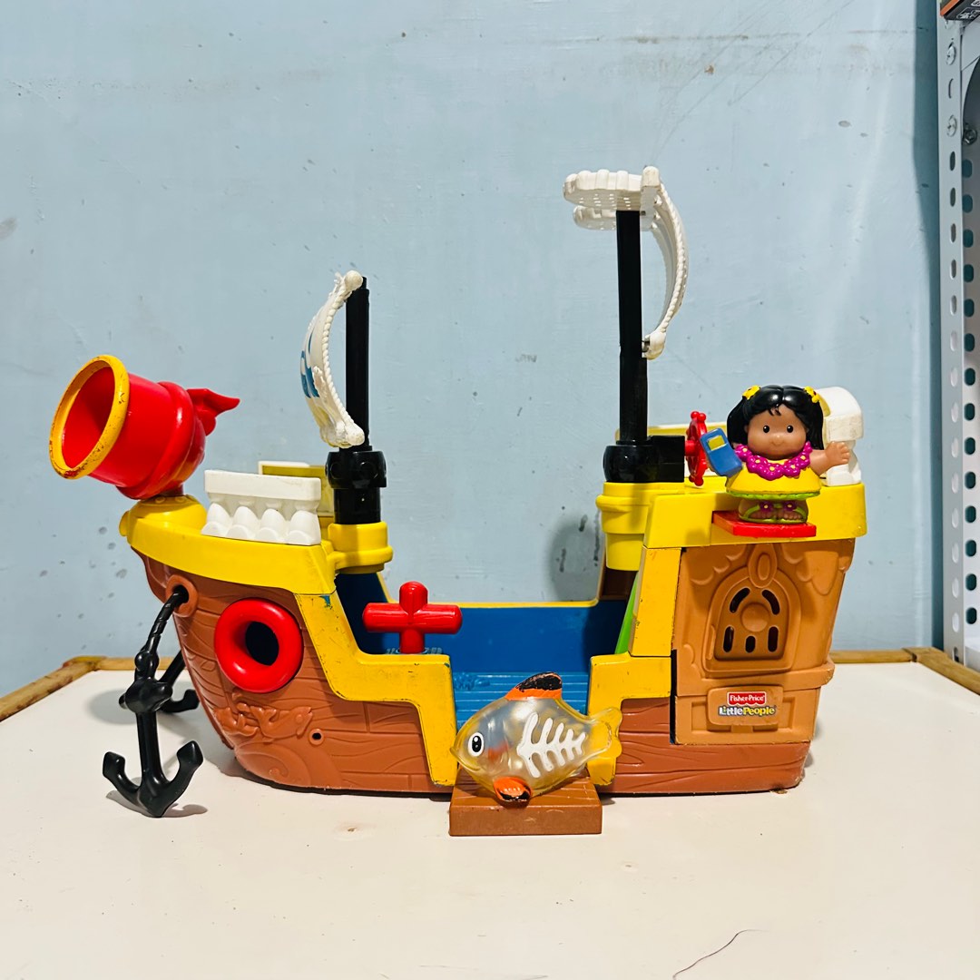 Fisher-Price Little People Pirate Ship, Hobbies & Toys, Toys & Games on ...