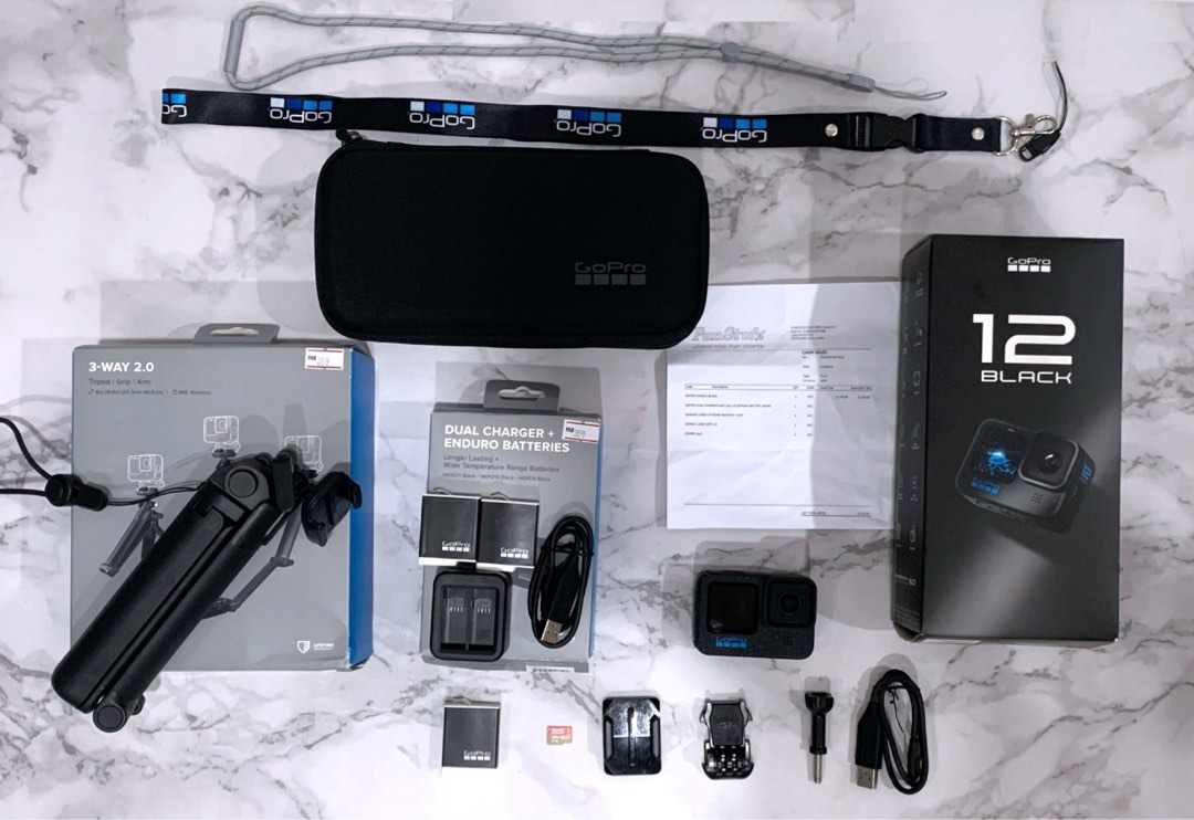 GoPro Hero 12 Black / Fullset with Receipt, Photography, Cameras on ...