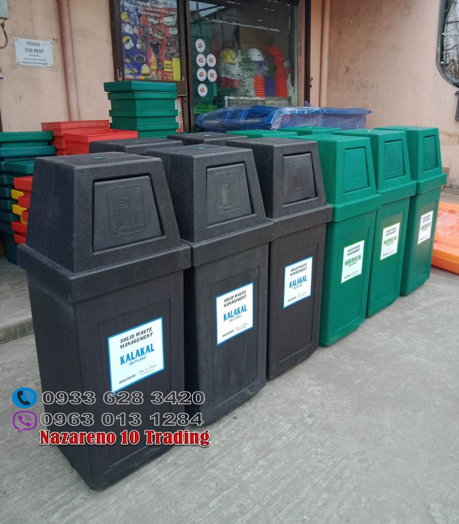 Hooded trash bin Segregation Bin, Looking For on Carousell