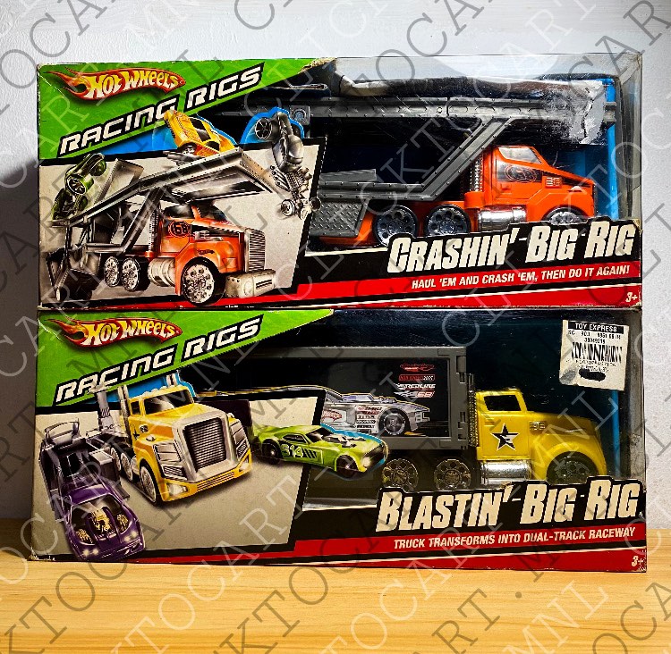 Hot Wheels Racing Rigs Set of 2, Hobbies & Toys, Toys & Games on Carousell