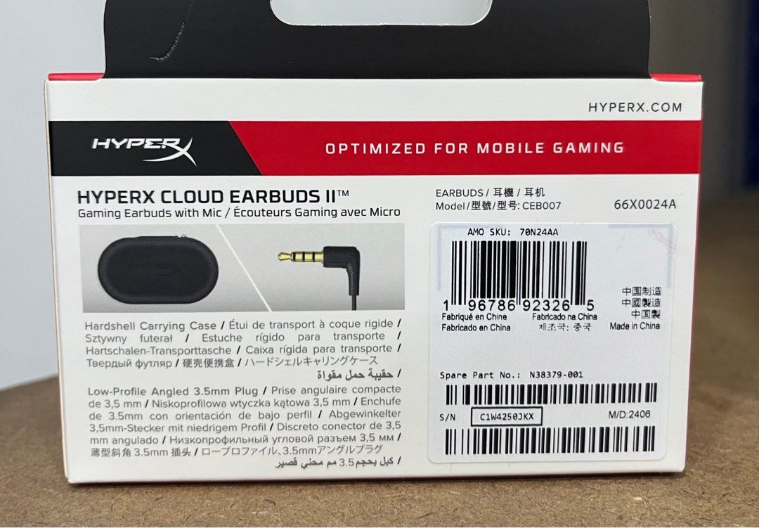 HyperX Cloud Earbuds 2, Audio, Earphones on Carousell