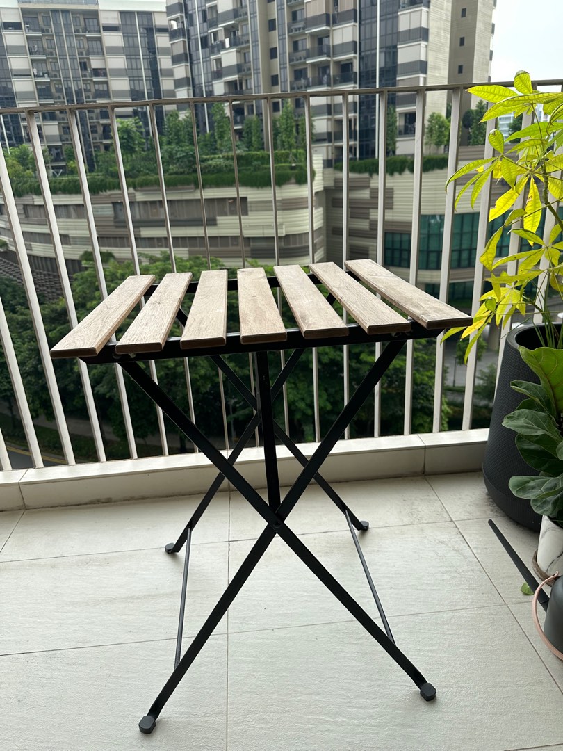 IKEA TARNO Outdoor Table, 55x54 cm, Furniture & Home Living, Outdoor ...