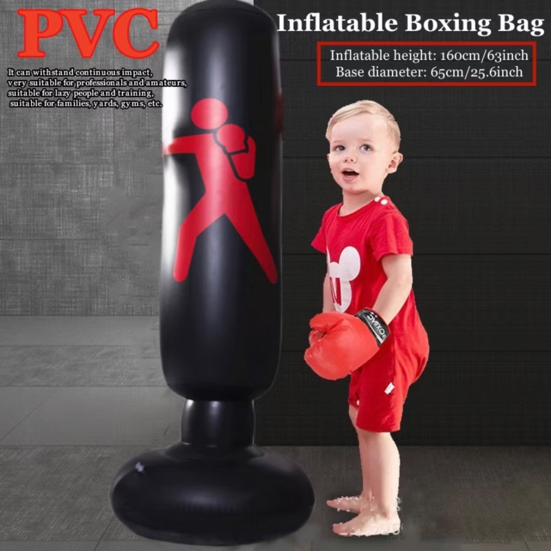 Inflatable Boxing Bag | Kids Punching Bag | Indoor Training Bag | PVC ...