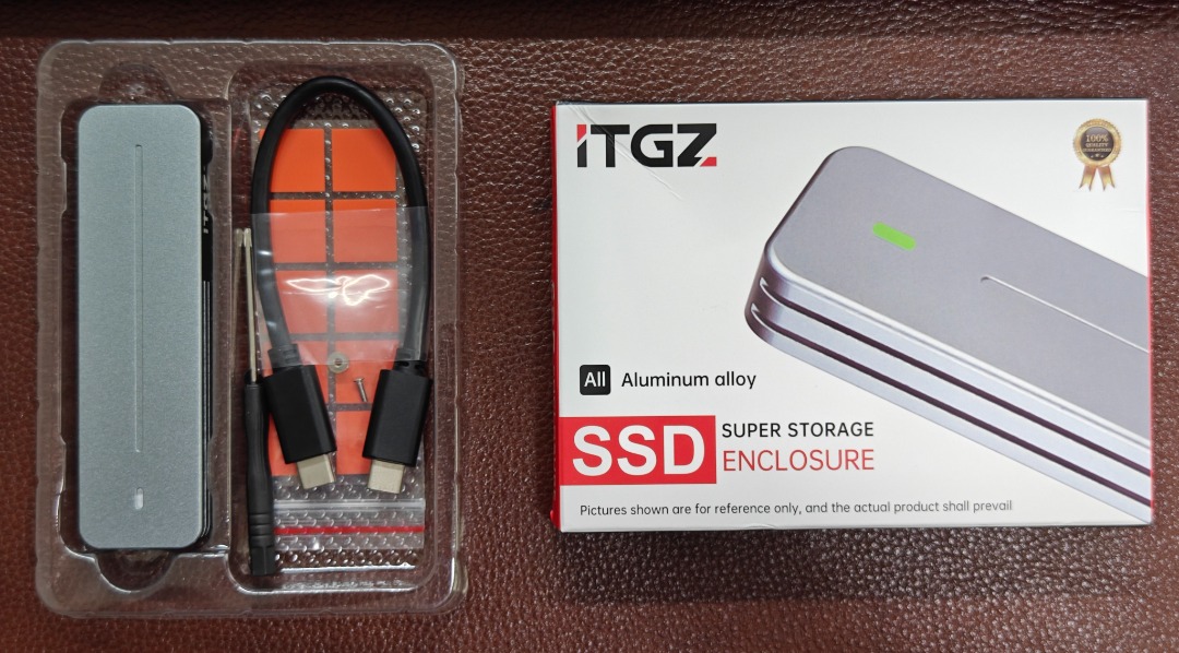 ITGZ 20Gbps M.2 NVME SSD Enclosure with ASM2364 controller, Computers & Tech, Parts ...