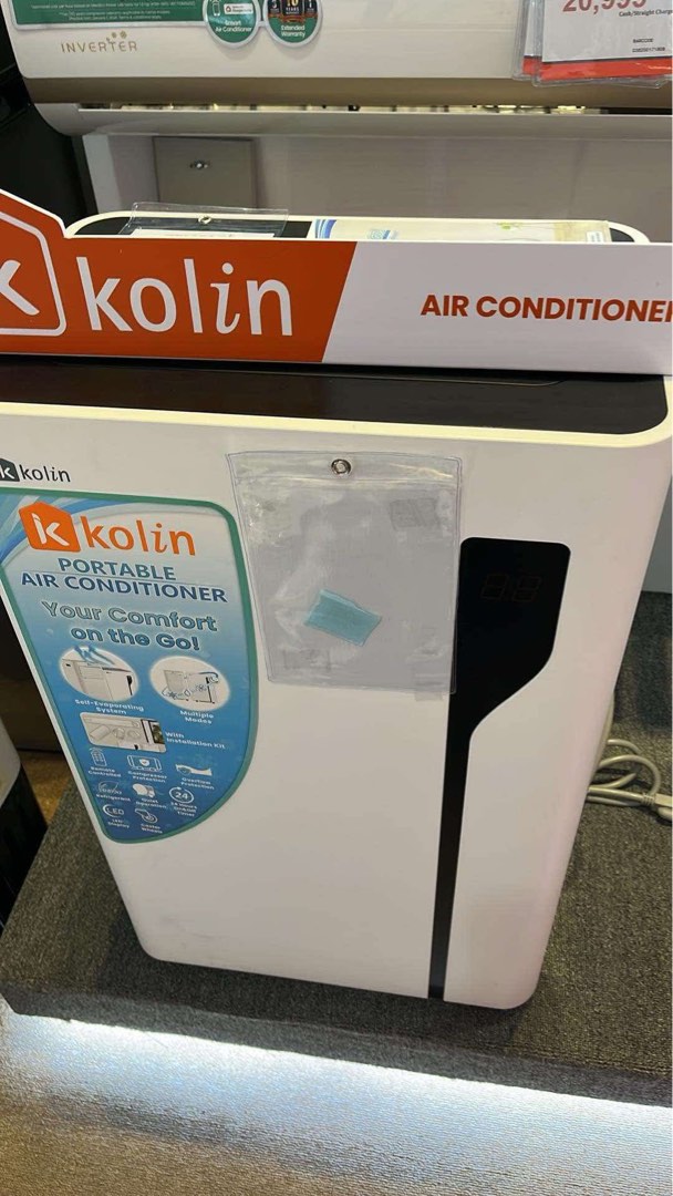 KOLIN PORTABLE AIR CONDITIONER, TV & Home Appliances, Air Conditioning ...