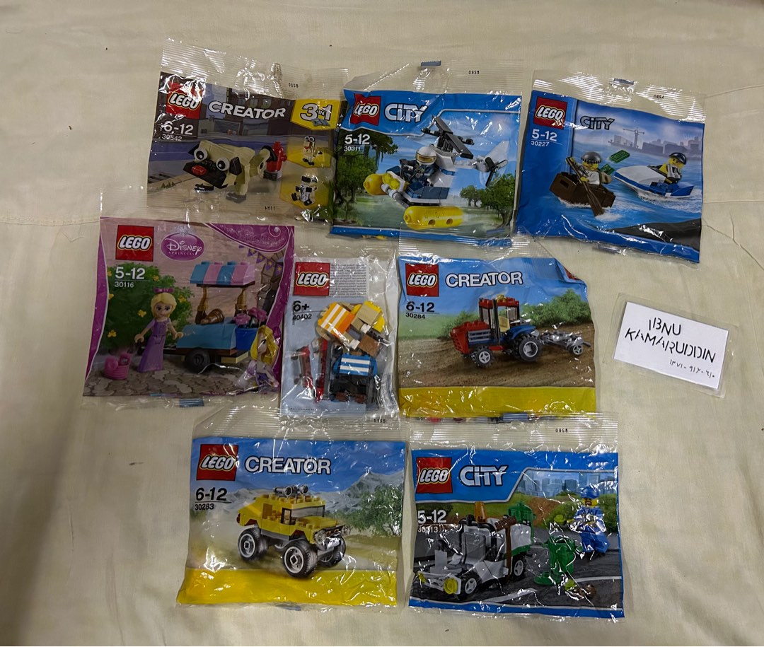 Lego Polybag Lot, Hobbies & Toys, Toys & Games on Carousell