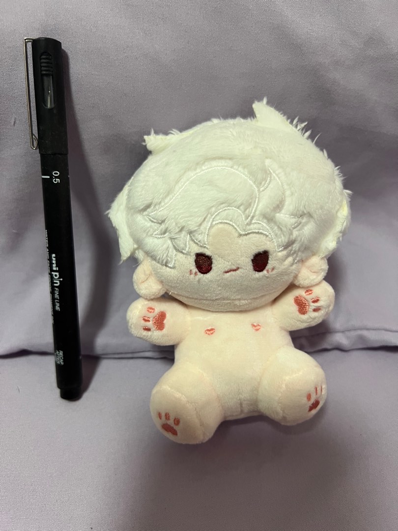 Love and Deepspace 10cm Sylus Doll Plushie [FANMADE MERCH], Hobbies ...