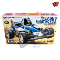 Mainan Rakit Mobil Tamiya Mini 4WD - Shooting Star Dash 3 (ORIGINAL ...