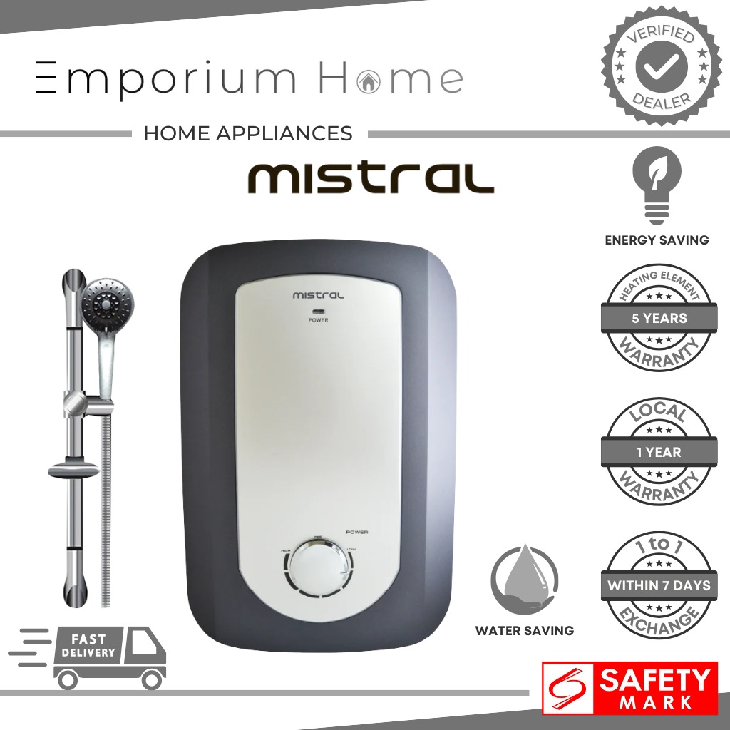 Mistral Instant Shower Heater MSH708, TV & Home Appliances, Water ...