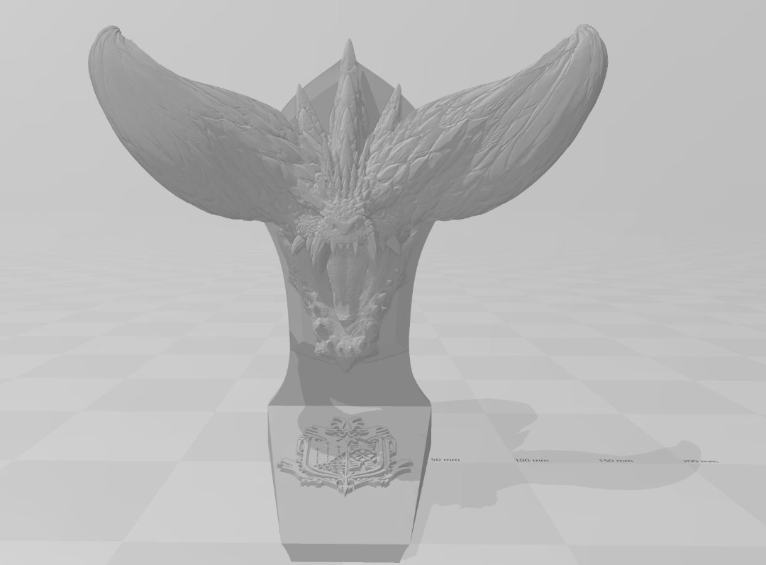 LIMITED Monster Hunter World/Ice borne/ Rise/ Wilds - Head Trophy ...