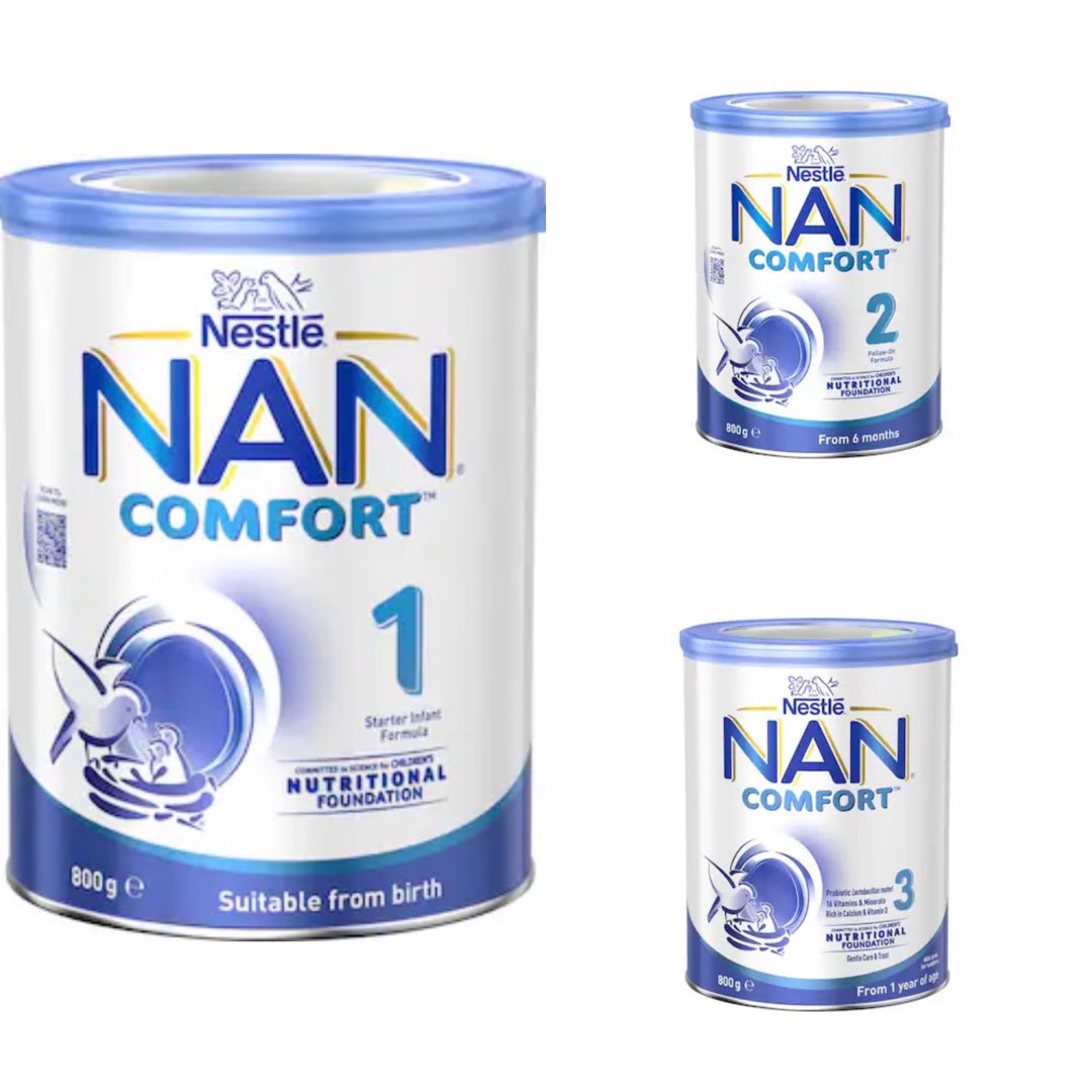 Nestle NAN Comfort 1 / 2 / 3 Milk Formula (800g) Australia HALAL ...