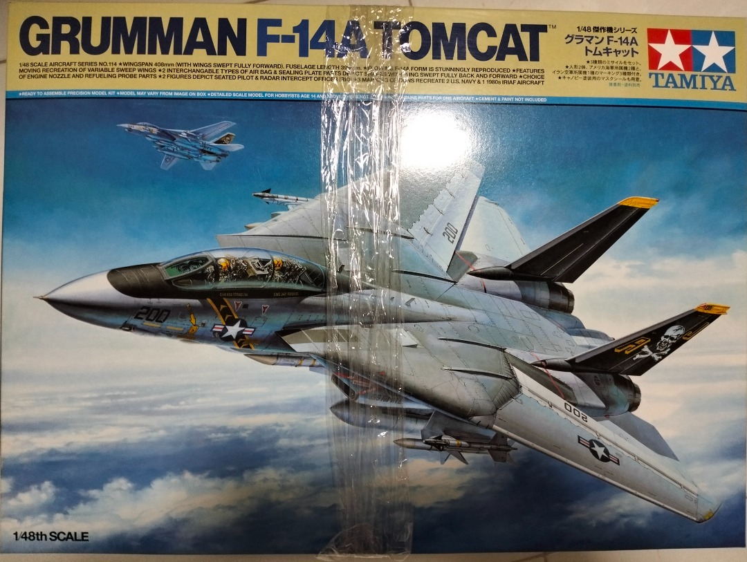 New 1/48 Tamiya F-14A, Hobbies & Toys, Toys & Games on Carousell