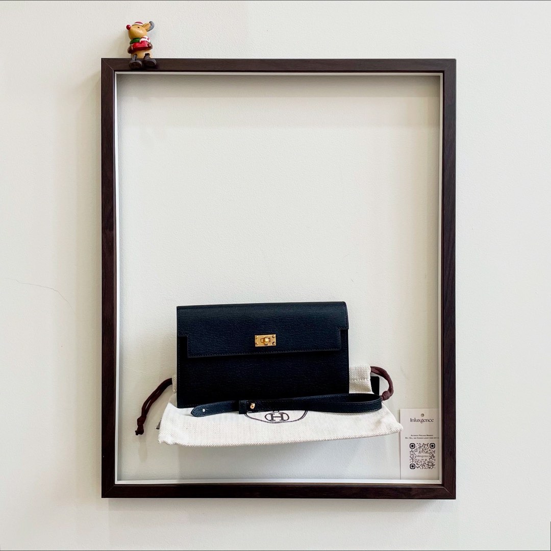[New] Hermes Kelly Pocket Long, Luxury, Bags & Wallets on Carousell