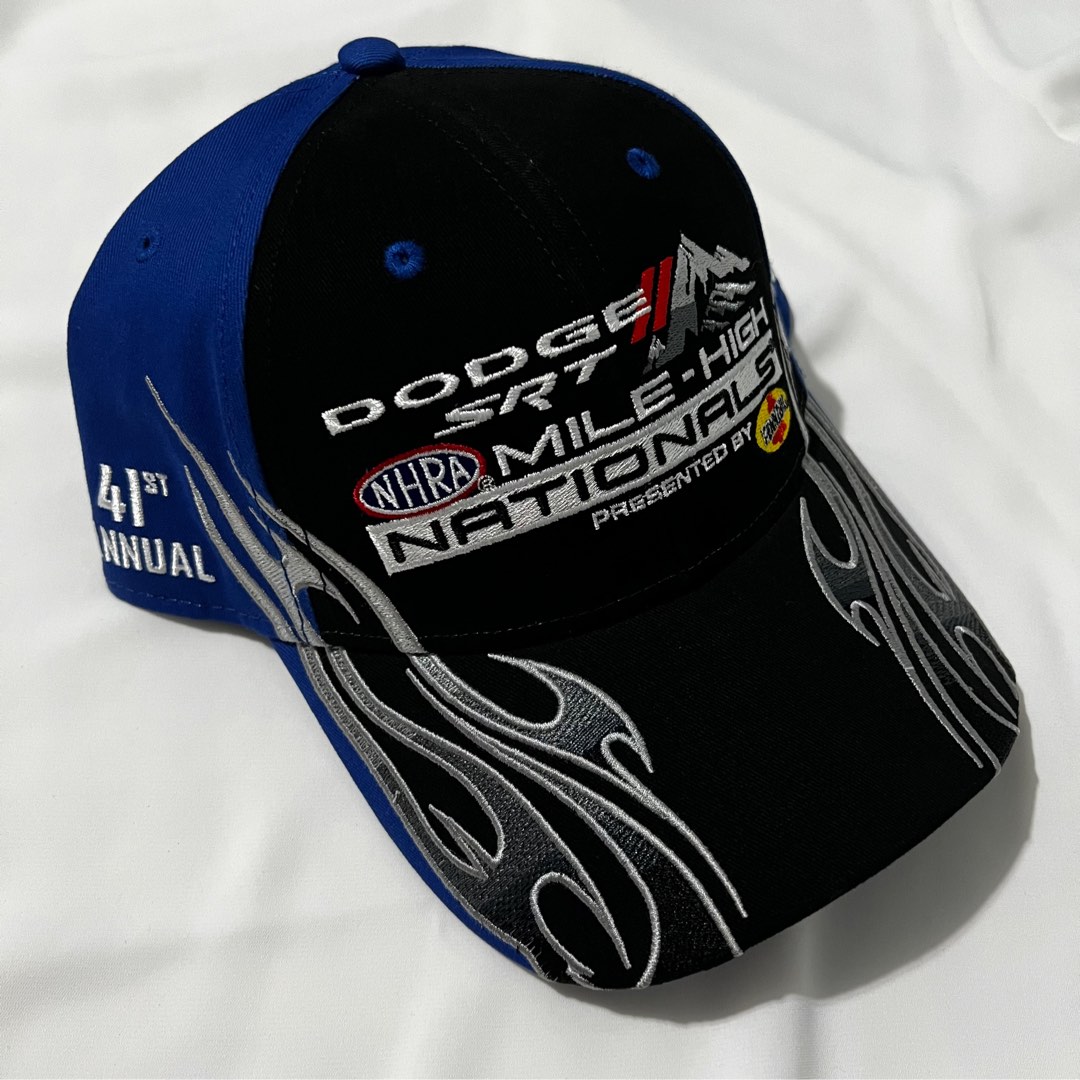 NHRA Dodge SRT Drag Racing Flame Hat, Men's Fashion, Watches ...