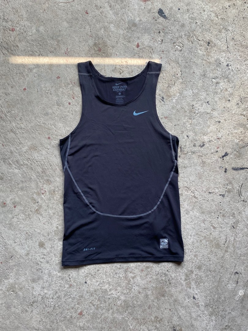 NIKE PRO COMBAT SANDO, Men's Fashion, Activewear on Carousell