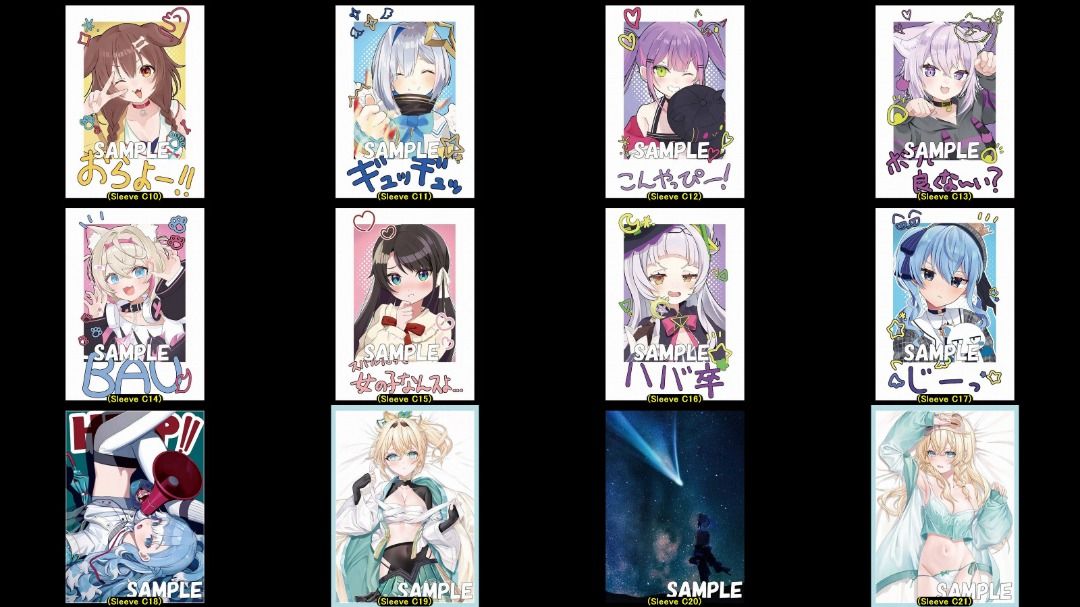 [No.2] [PO till 26 April 2025] [B&C] Comiket card sleeve playmat hololive uma musume zenless ...