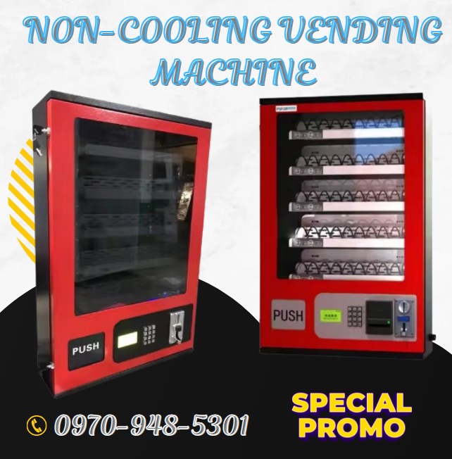Non Cooling Vending Machine with 5 Layers, Looking For on Carousell