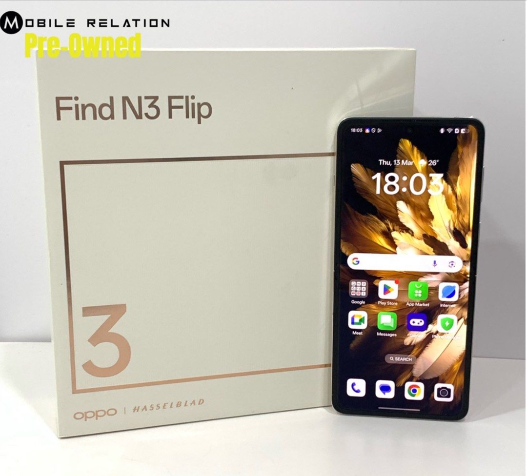 Oppo Find N3 Flip Cream Gold 256GB, Mobile Phones & Gadgets, Mobile ...