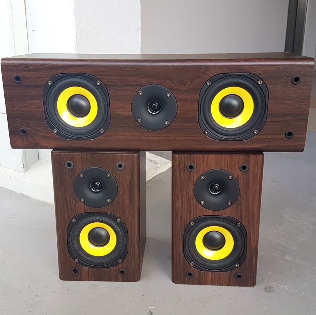 ORiX Sound Labs Speaker System, Model CY-3300, Set of 3 Floor Speakers ...