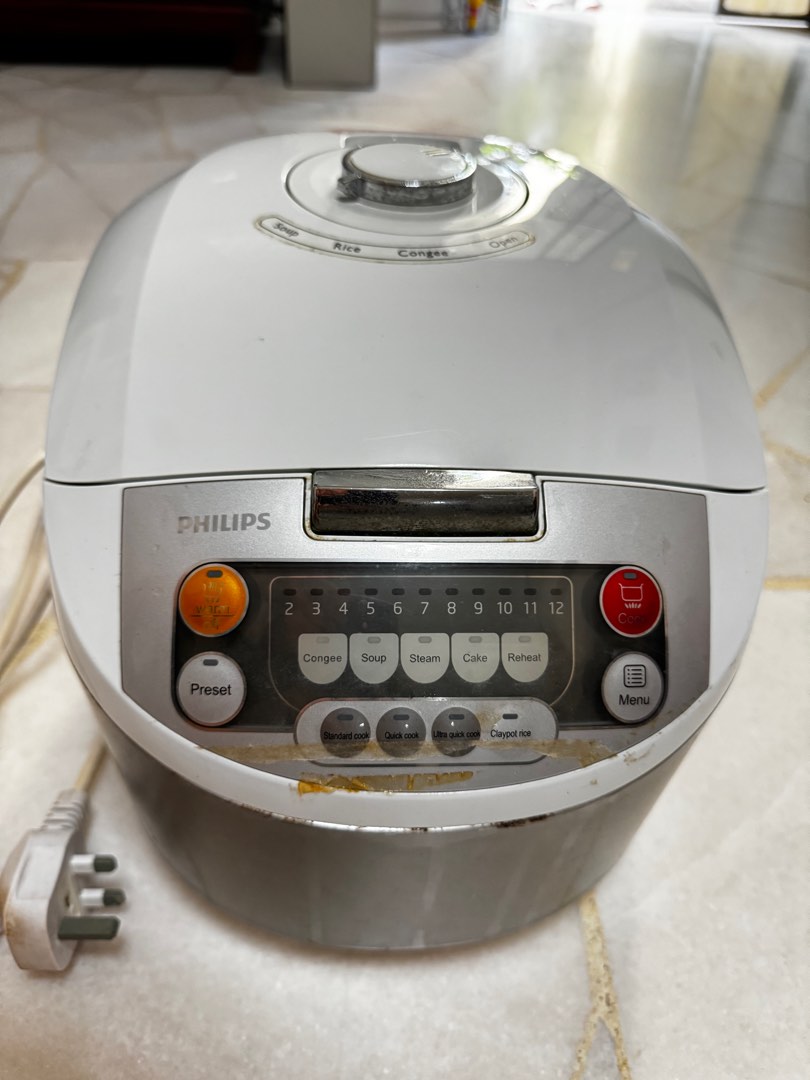 Philips Viva Rice Cooker HD3038/62, TV & Home Appliances, Kitchen ...