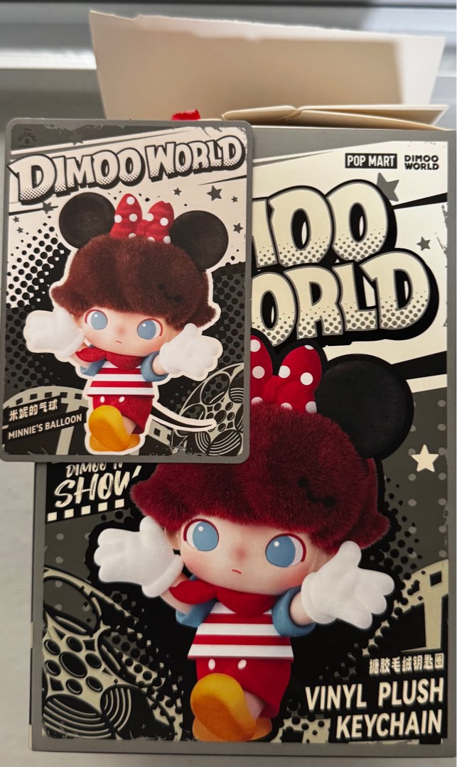 Popmart Dimoo World Disney Minnie’s BALLOON, Hobbies & Toys, Toys ...