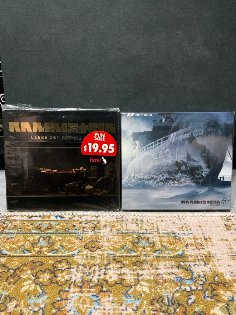Rammstein cd bundle, Hobbies & Toys, Music & Media, CDs & DVDs on Carousell