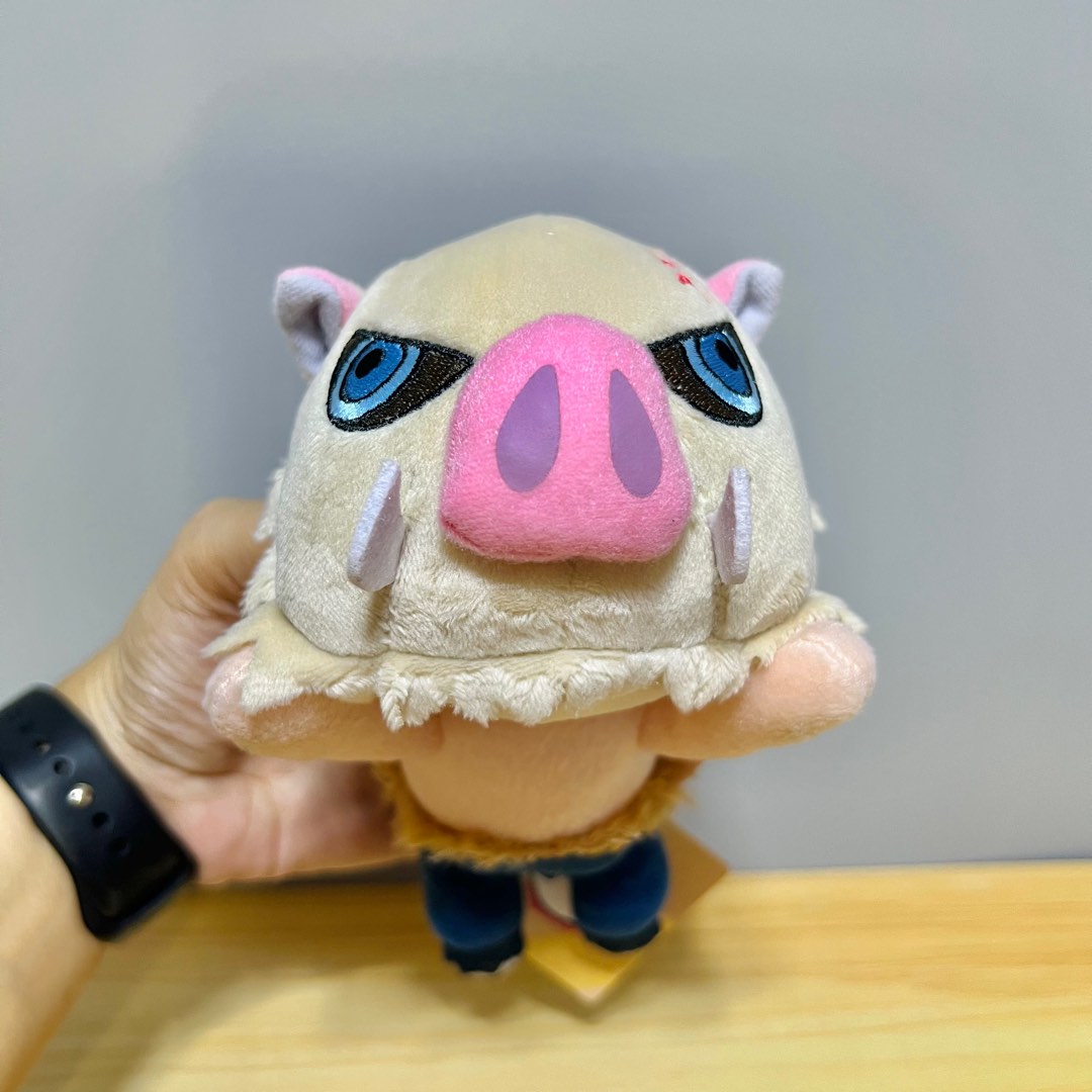 Sega Demon Slayer: Kimetsu no Yaiba Inosuke Hashibira Nesoberi Plush ...