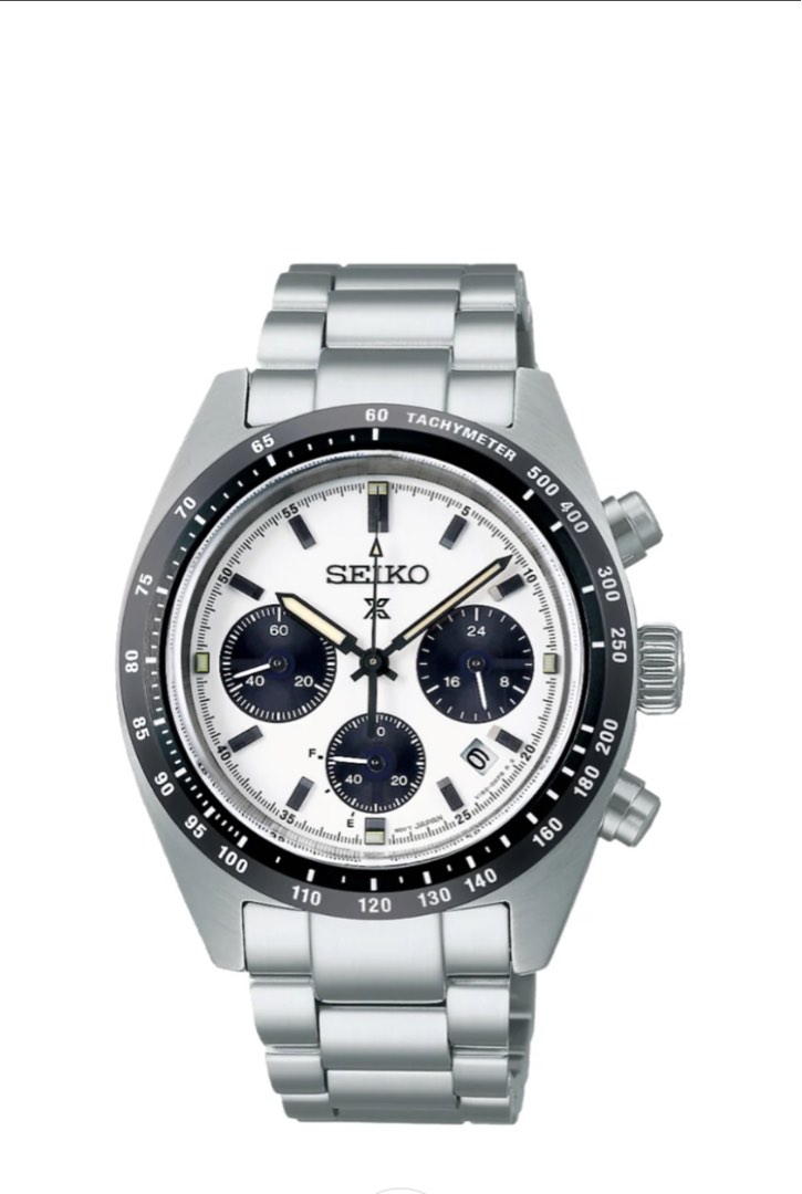 Seiko Prospex speed timer solar 39mm SSC813P1, Luxury, Watches on Carousell
