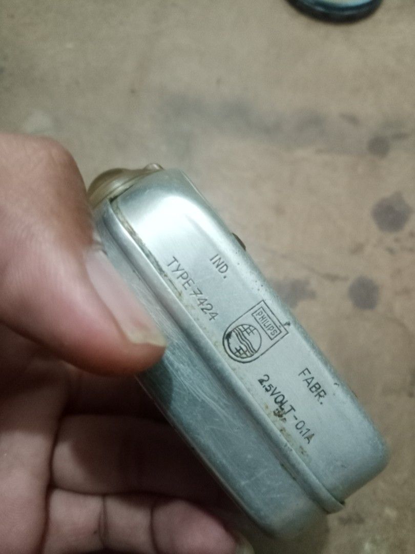 Senter pompa(tanpa baterai) philips jadul,era wwII..., Antik, Lainnya ...