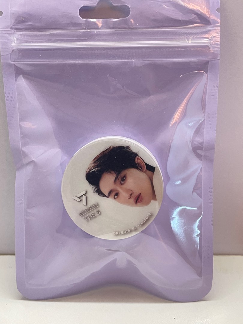 SEVENTEEN SVT Bandai gashapon Face the Sun popsocket/griptok, Hobbies ...