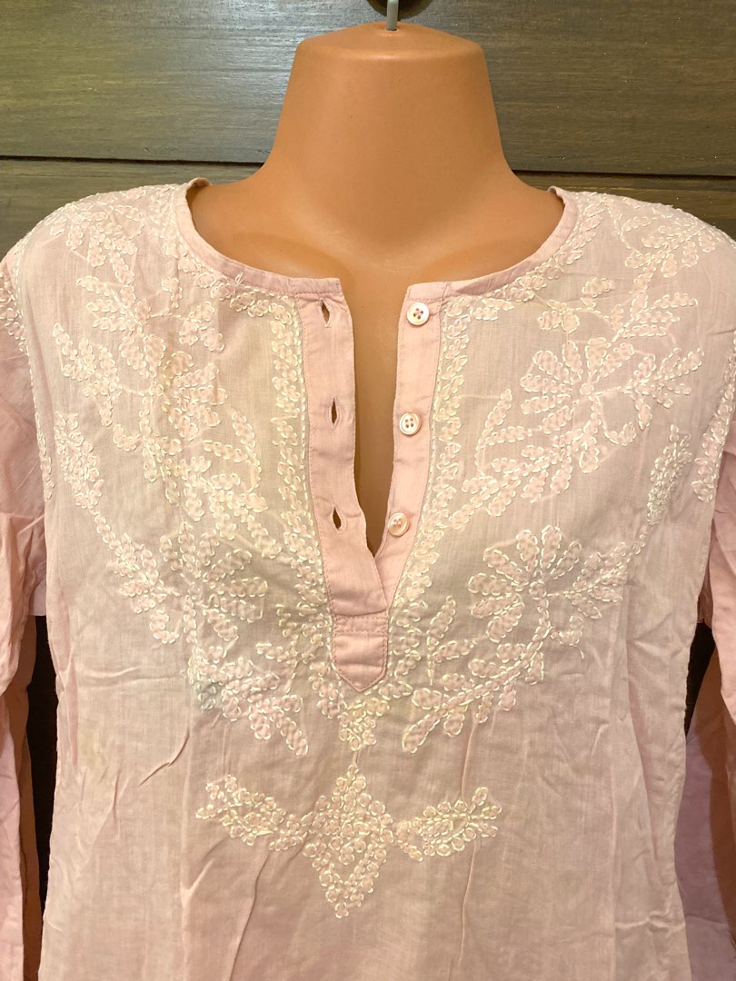 Sportique Baby Pink Beach Cover up, Women's Fashion, Tops, Others Tops ...