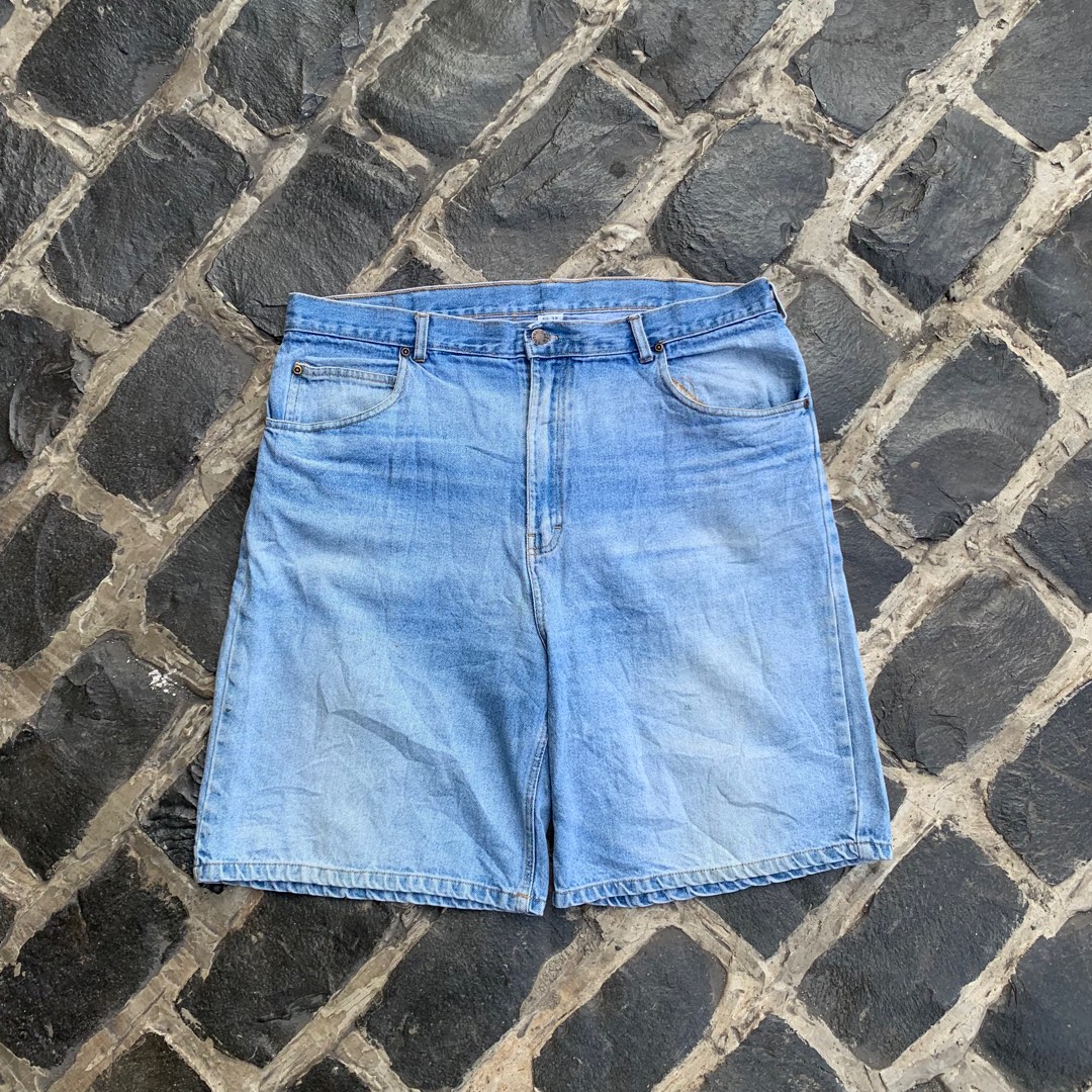 Stone Washed Jorts, Men's Fashion, Bottoms, Shorts on Carousell
