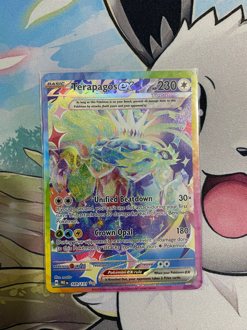 Terapagos ex SIR 169/130 Prismatic Evolutions, Hobbies & Toys, Toys & Games on Carousell