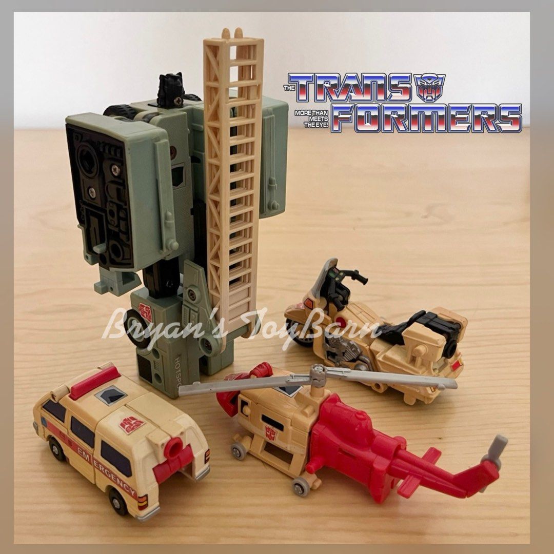 Transformers G1 Protectobots: Hotspot, Blades, Groove & First Aid ...