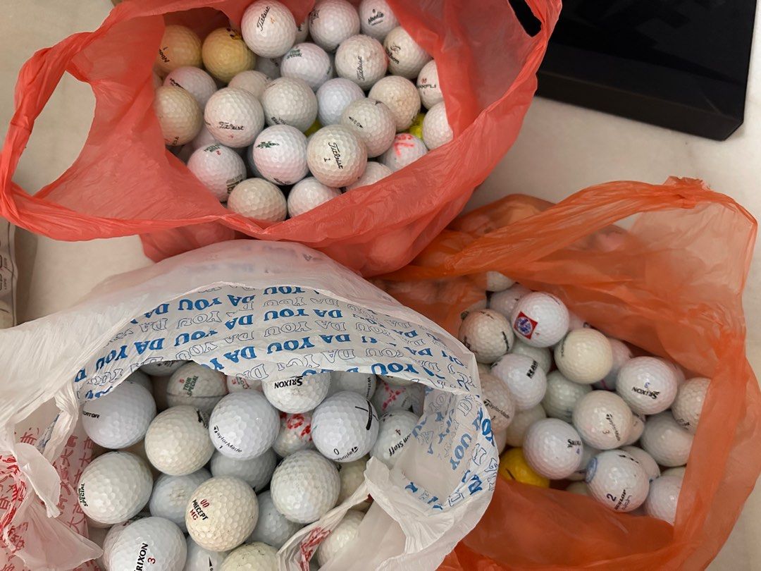 250 Used Golf Balls (Mixed brands), Sports Equipment, Sports & Games ...