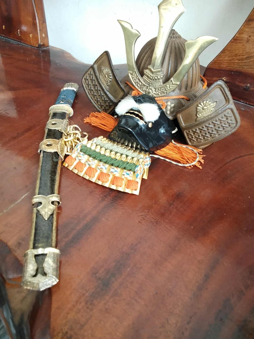Warrior’s Kabuto Helmet & Display S w o r d Set, Hobbies & Toys ...