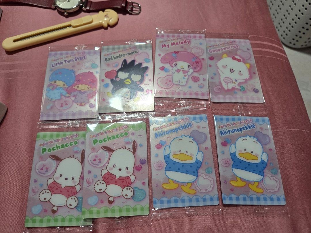 WTS SANRIO WAFER CARD 9 - my melody badtzmaru little twin stars pekkle ...