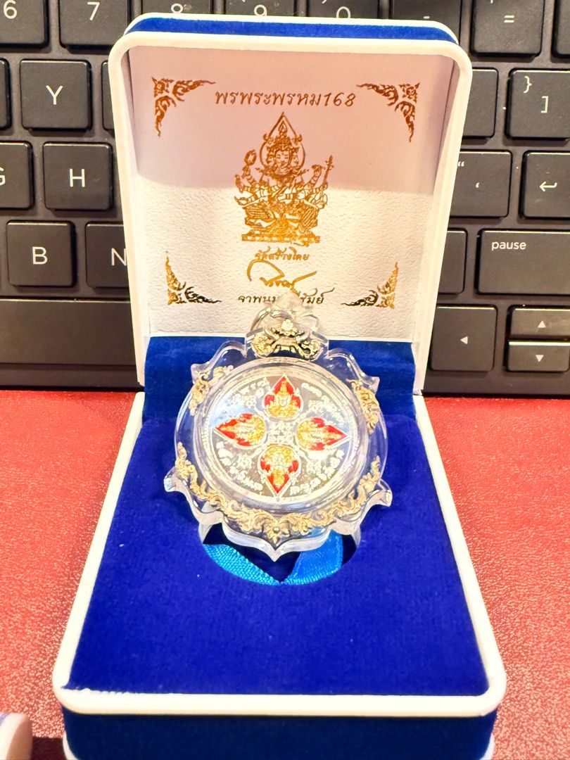 168 Phra Phom Tony Jaa (Item No. 8) - Real Silver With Longya, Hobbies ...